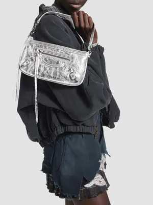 Balenciaga Le City Top Handle Bag On Strap