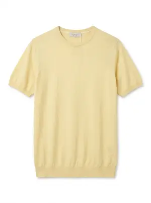 GARNET Crewneck T-shirt Yellow
