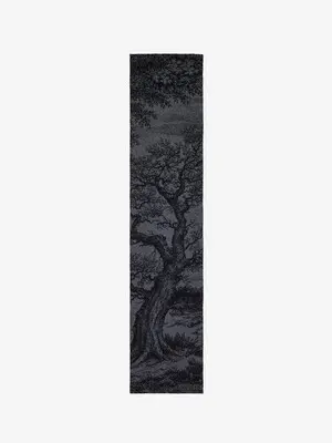 Alexander McQueen Tree Of Life' Wool Jacquard Scarf