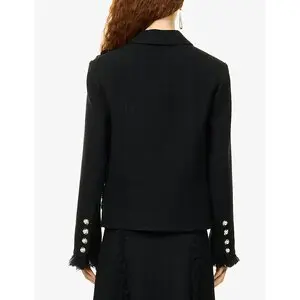 Huishan Zhang Isobel Tailored Cotton-blend Jacket