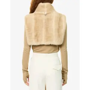 Apparis Jamie Shaved Faux Mink Dickey