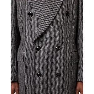 Our Legacy Extended Whale Double-breasted Wool Coat