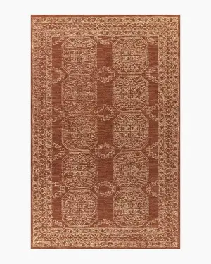 Quince Adair Wool Rug Rust
