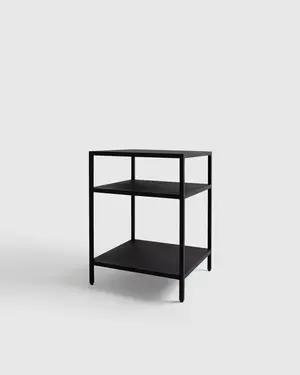 Quince Powder-coated Steel End Table