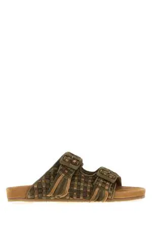 BAZISZT Suede Slippers For