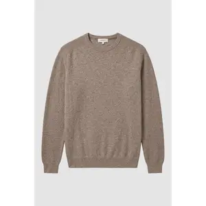 GARNET Regular-fit Lightweight Crewneck Sweater - Coffee