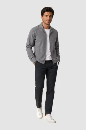 GARNET Regular-fit Knit Bomber Jacket