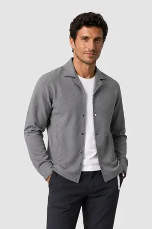 GARNET Regular-fit Knit Bomber Jacket