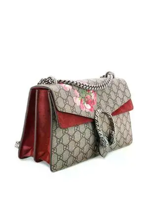 Gucci Dionysus Bag Blooms Print Gg Coated Canvas Small Shoulder Bag