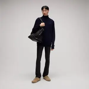 Gucci Coated Stretch Cotton Denim Pants