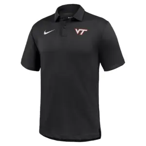 Nike Virginia Tech Hokies Tour Dri-fit College Polo - Black