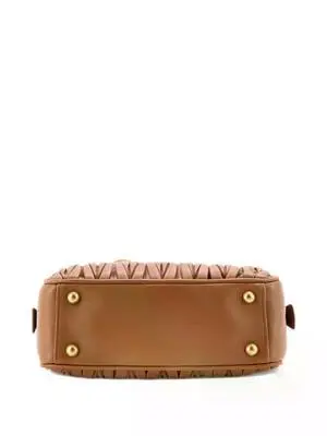 Miu Miu Arcadie Top Handle Bag Matelasse Leather Regular Satchel