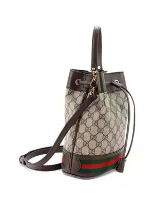 Gucci Ophidia Gg Coated Canvas Small Bucket Bag