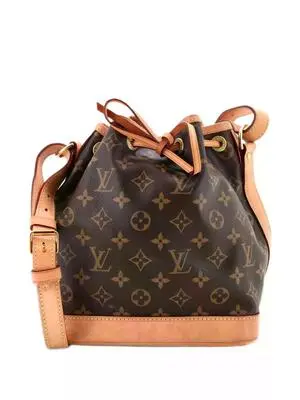 LOUIS VUITTON Noe Handbag Monogram Canvas Bb Bucket Bag - Brown