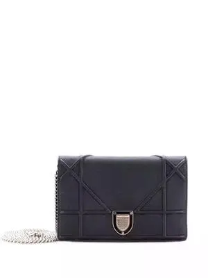 Dior Diorama Wallet On Chain Leather Clutch Bag