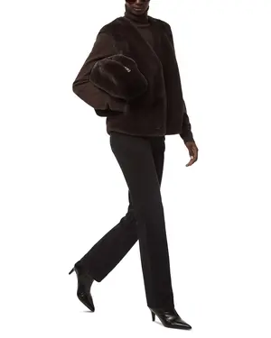 Apparis Lyle Faux Fur Vest - Espresso
