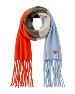 KERRI ROSENTHAL Cashmere Colorblock Scarf
