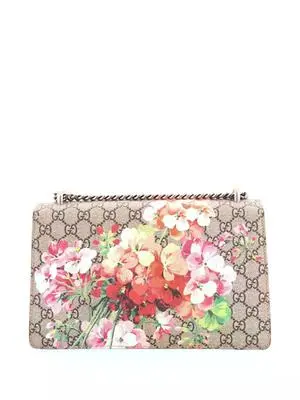 Gucci Dionysus Bag Blooms Print Gg Coated Canvas Small Shoulder Bag