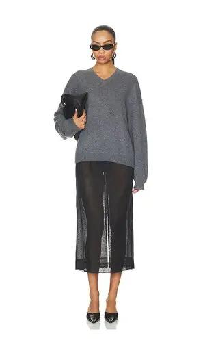 LISA YANG Cyrilla Sweater In Grey