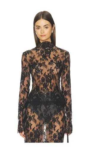 FRANÃ§OISE Franoise Paulina Top - Black