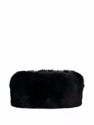 Goldbergh Froid Fluffy Faux-fur Headband - Black