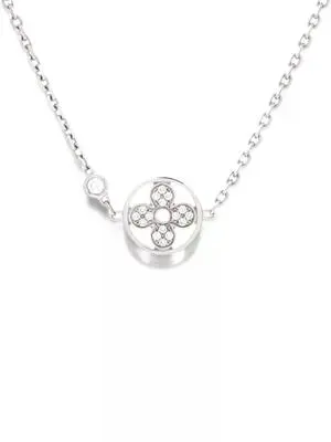 LOUIS VUITTON Idylle Blossom 18k White Gold And Diamonds Necklace