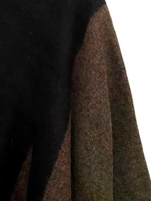 LAUREN MANOOGIAN Colour-block Knitted Cape