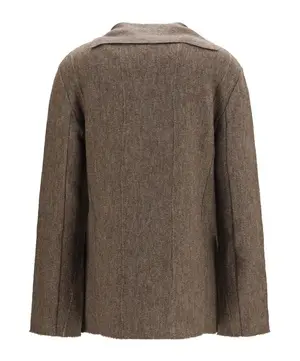 Giorgio Armani Tassel Wool Jersey Blazer