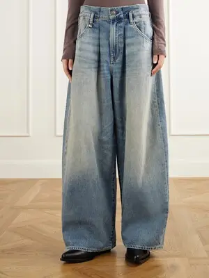R13 Low-rise Wide-leg Jeans