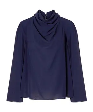 Altuzarra Draped Georgette Blouse