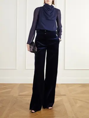 Altuzarra Draped Georgette Blouse