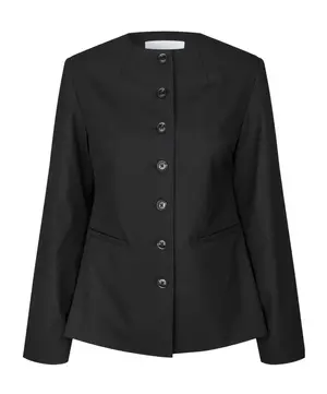 Samsøe Samsøe Single-breasted Suit Jacket - Black