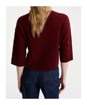 Marella Cable-knit Wool And Cashmere Jumper