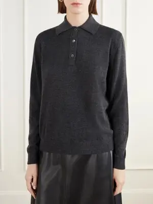 Giuliva Heritage Cashmere Polo Sweater
