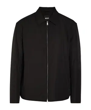 Hugo Boss Lapelled Padded Shirt-style Coat