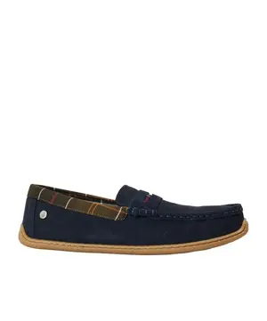 Barbour Faux Suede Loafers - Black