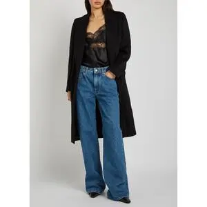 Balmain Wool Oversized-fit Overcoat