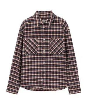 WOOYOUNGMI Plaid Wool Shirt - Multicolor