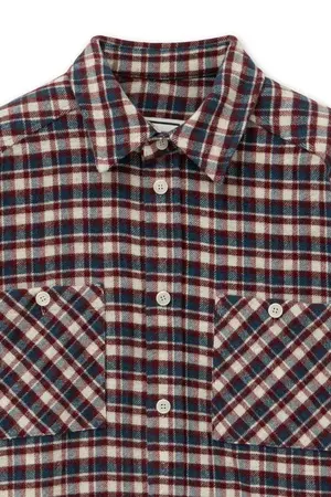 WOOYOUNGMI Plaid Wool Shirt