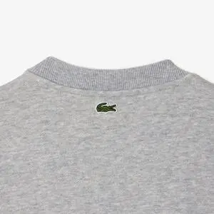 Lacoste Loose Fit Organic Cotton Fleece Sweatshirt