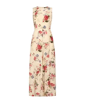 Max Mara Floral-print Jumpsuits