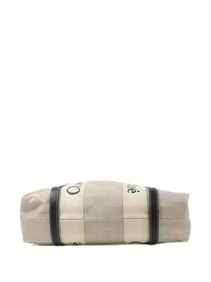 Chloé Medium Woody Canvas Tote Bag