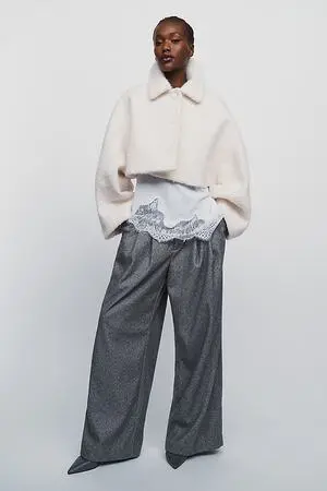 Maeve Boxy Micro Coat Jacket