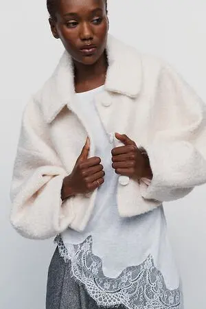 Maeve Boxy Micro Coat Jacket