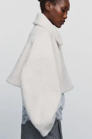 Maeve Boxy Micro Coat Jacket