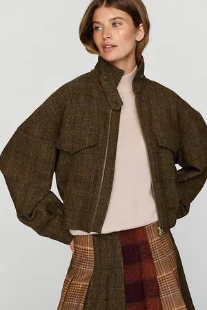 ROWING BLAZERS 100% Wool Funnel Neck Jacket