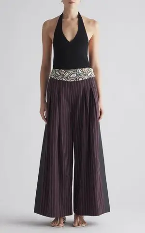 Chan Luu Paisley Embroidered Belt