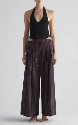 Chan Luu Paisley Embroidered Belt