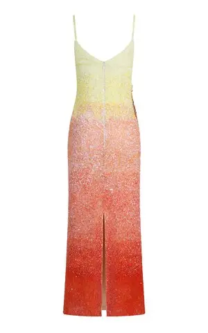 LA FUORI Sunset Sorbet Maxi Dress