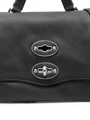 ZANELLATO Baby Postina® Studded Leather Tote Bag - Black